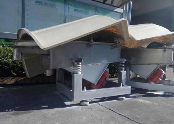 Shaker Separator Vibrating Sieve Machine For Plastic 650mm Middle ...