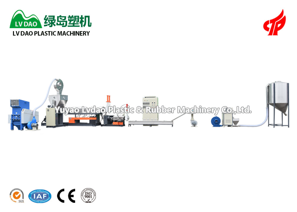 PP PE Film Plastic Recycling Equipment Soft Hard Scrap Side Feeder