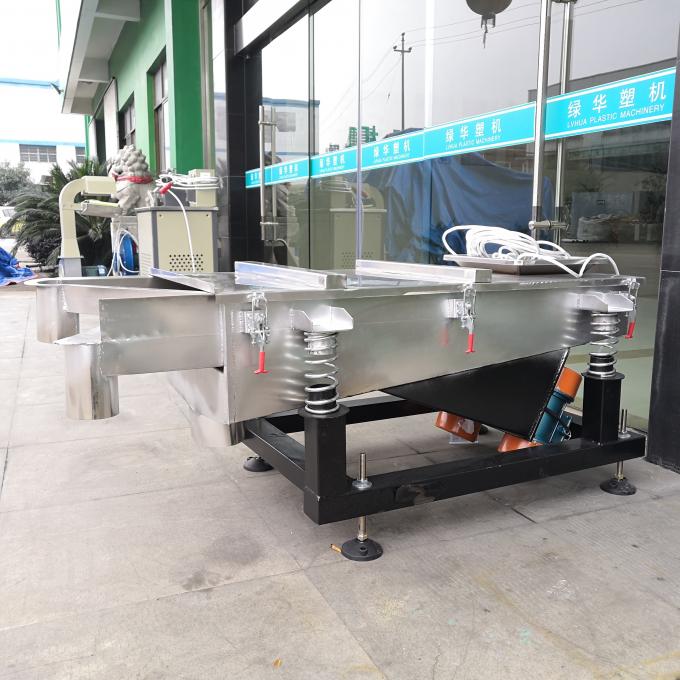 Max Output 450kg/H Vibrating Sieve Machine Shaker Separator For Plastic ...